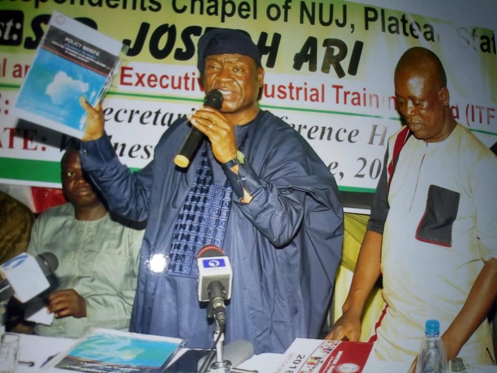 ITF DG, Joseph Ari Reels Off Successes And Challenges At Journalists ...