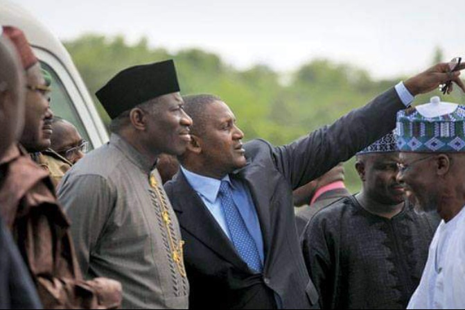 Jonathan-Dangote | The Oasis Reporters
