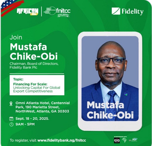 Fidelity Bank Plc Champions Africa’s Export Growth At FNITCC Atlanta 2025 | The Oasis Reporters